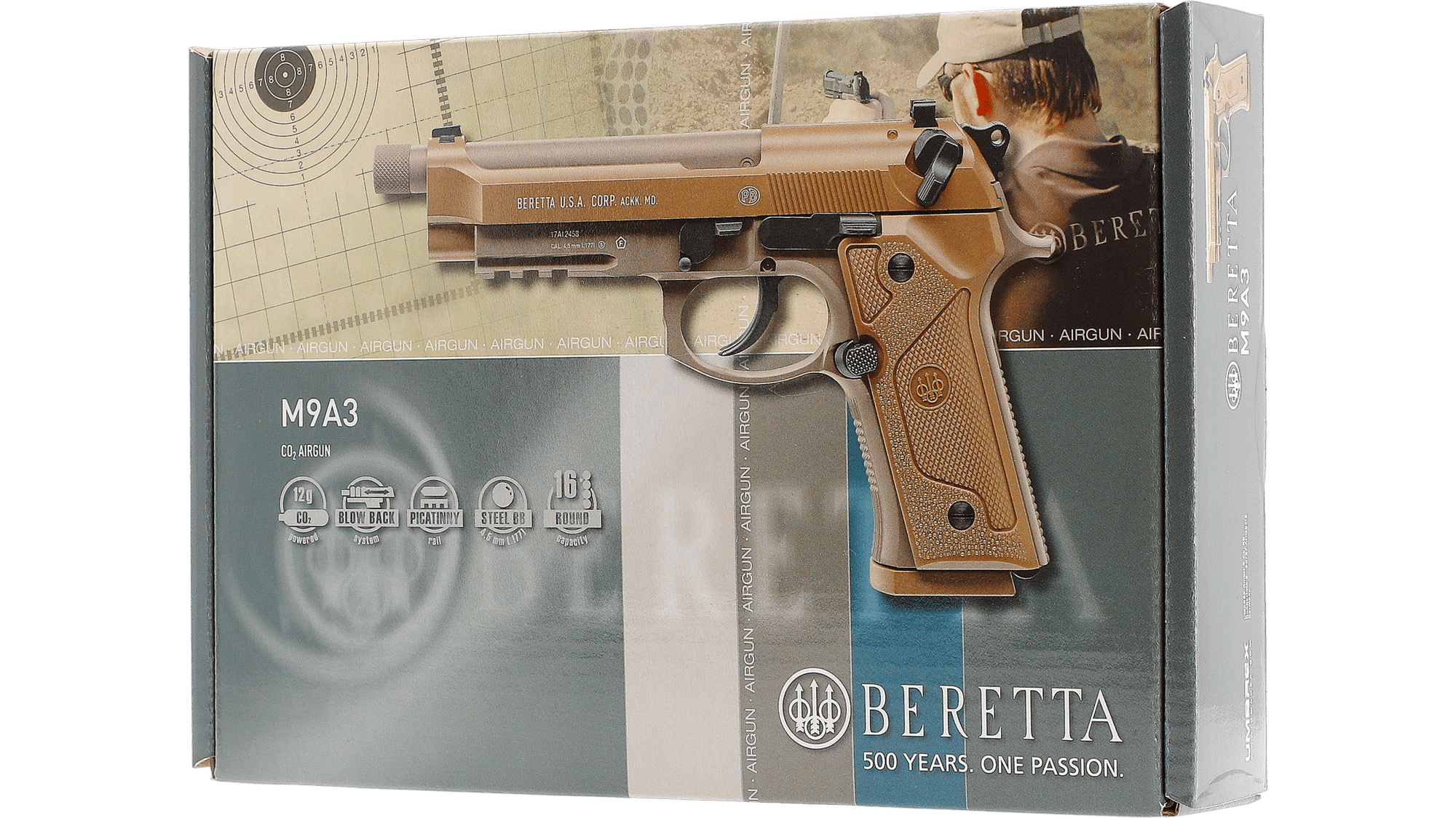 Products » Airguns » CO₂ » 5.8350 » MOD. M9A3 FM » www.umarex.com