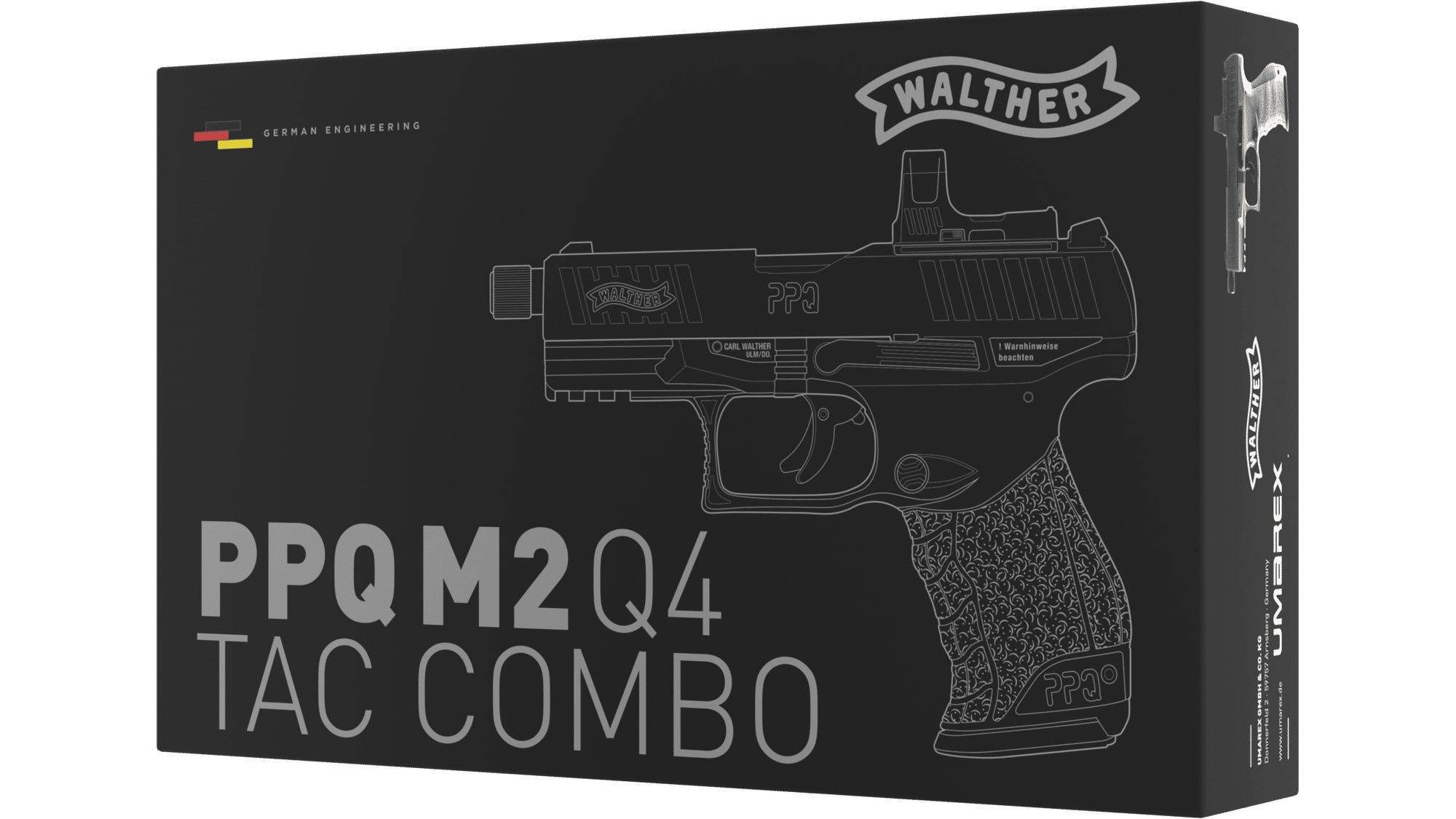 Products » Airguns » CO₂ » 5.8420-1 » PPQ M2 Q4 TAC Combo 4.6" Set ...