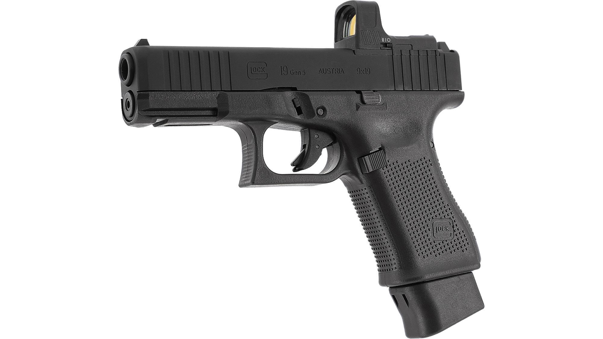 GLOCK 19 Gen5 MOS - 4,5 mm (.177) BB, CO₂,