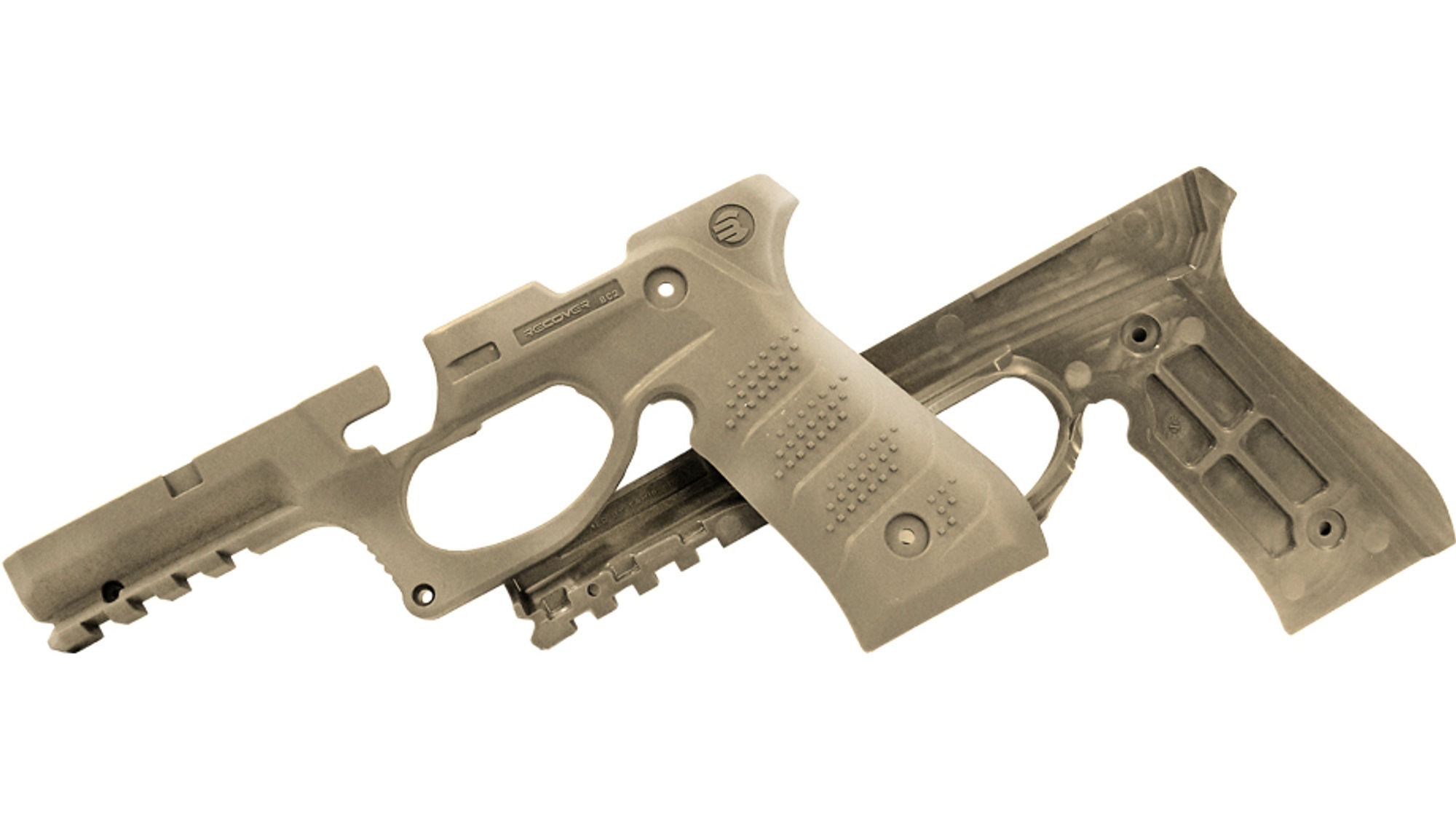 Recover Grip & Rail System für Beretta 92/M9 - Desert Tan