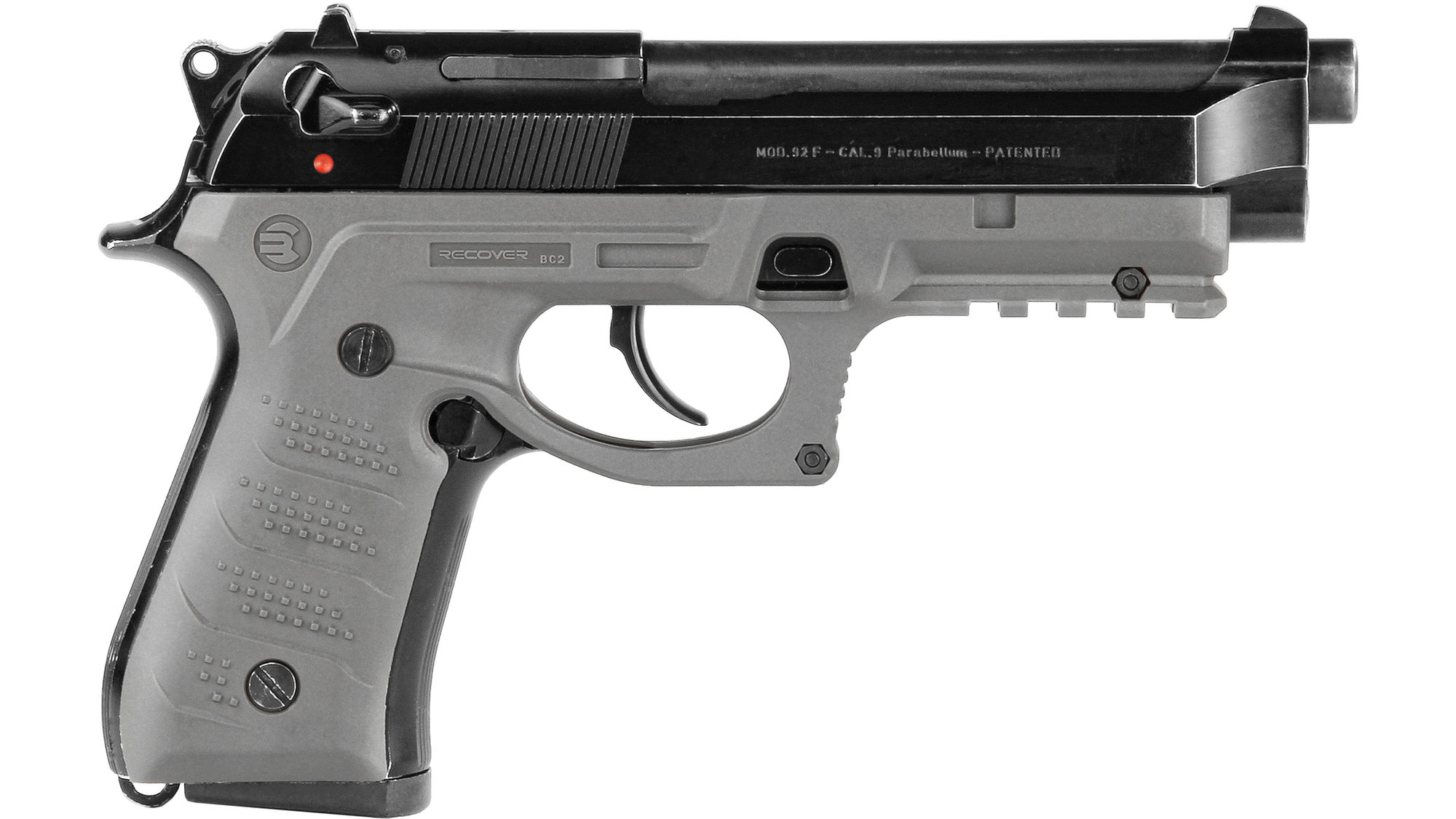 Recover Grip & Rail System für Beretta 92/M9 - Phantom Gray