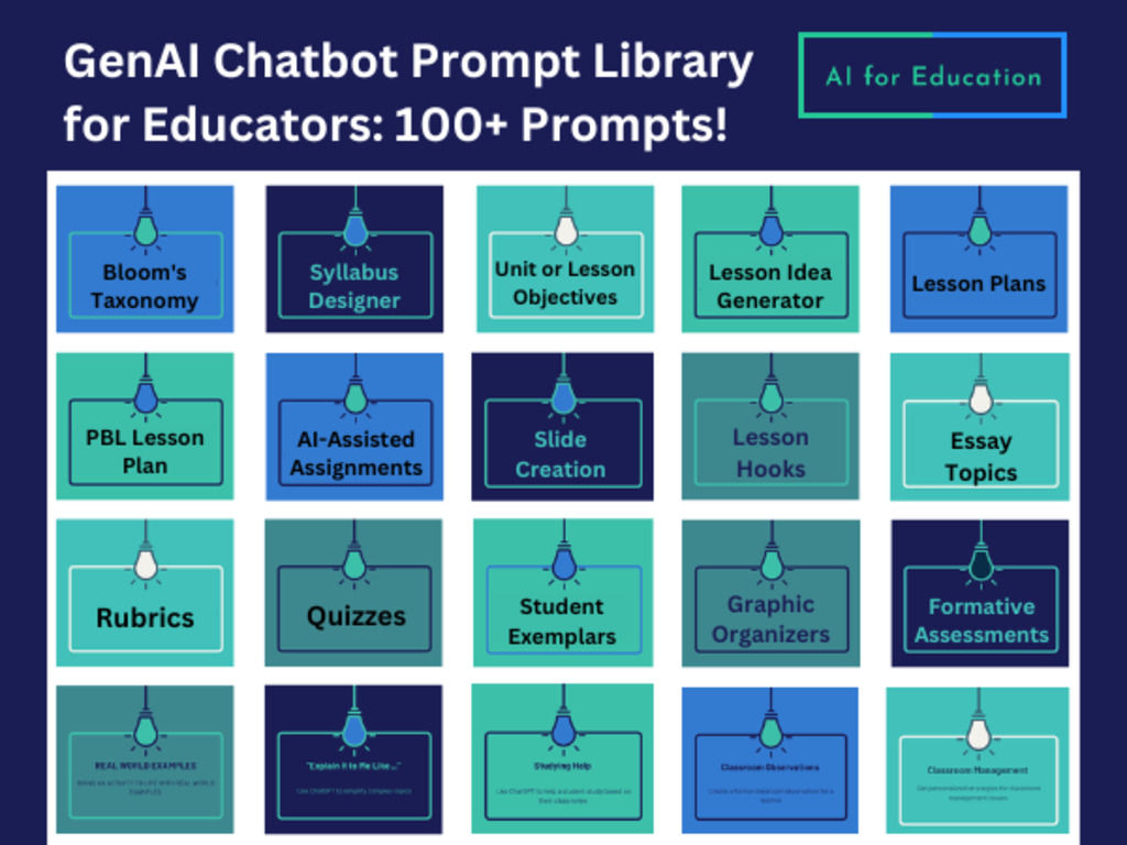 Prompt Library — AI for Education