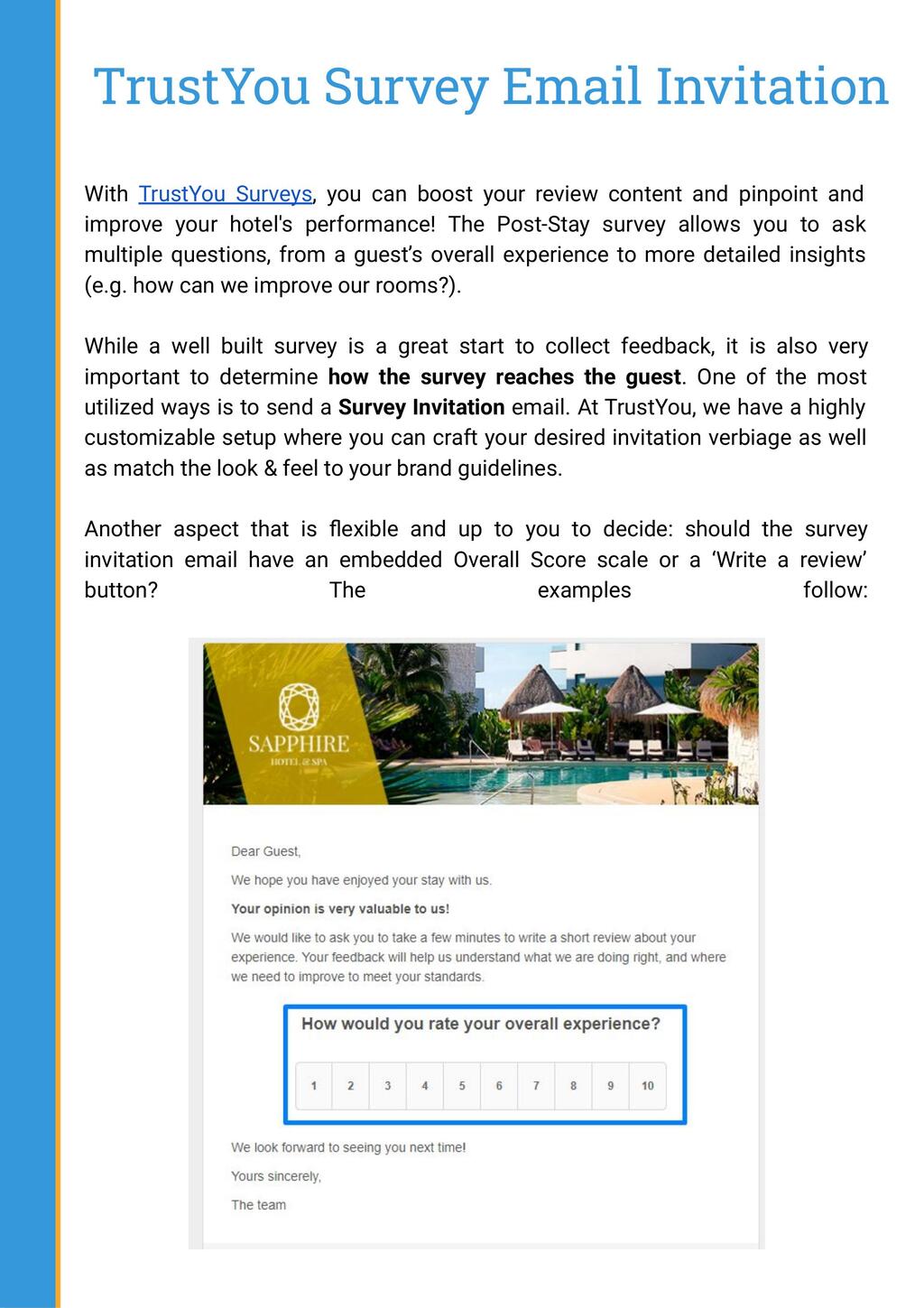 Survey Invitation Email