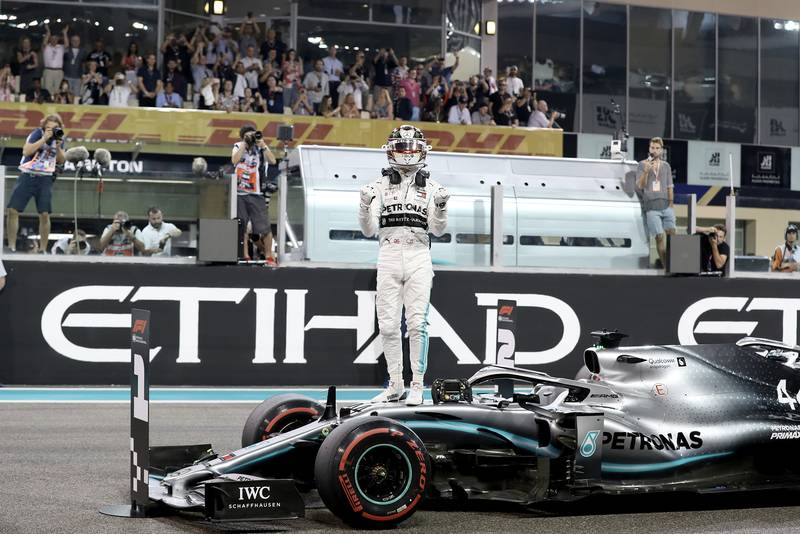 Hamilton crowns F1 title with crushing win: 2019 Abu Dhabi Grand Prix ...