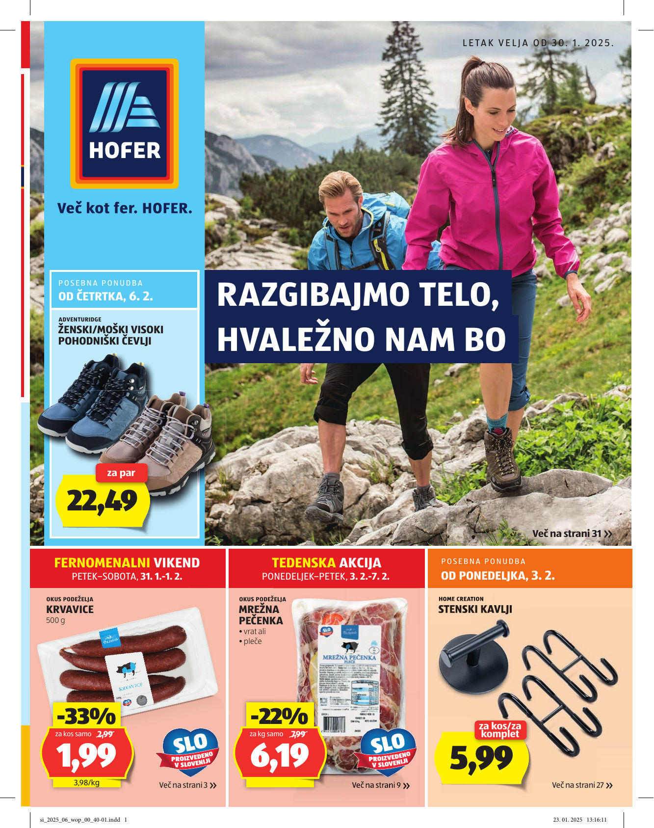 Hofer katalog v Slovenia: letaki in popusti | Geobuyer