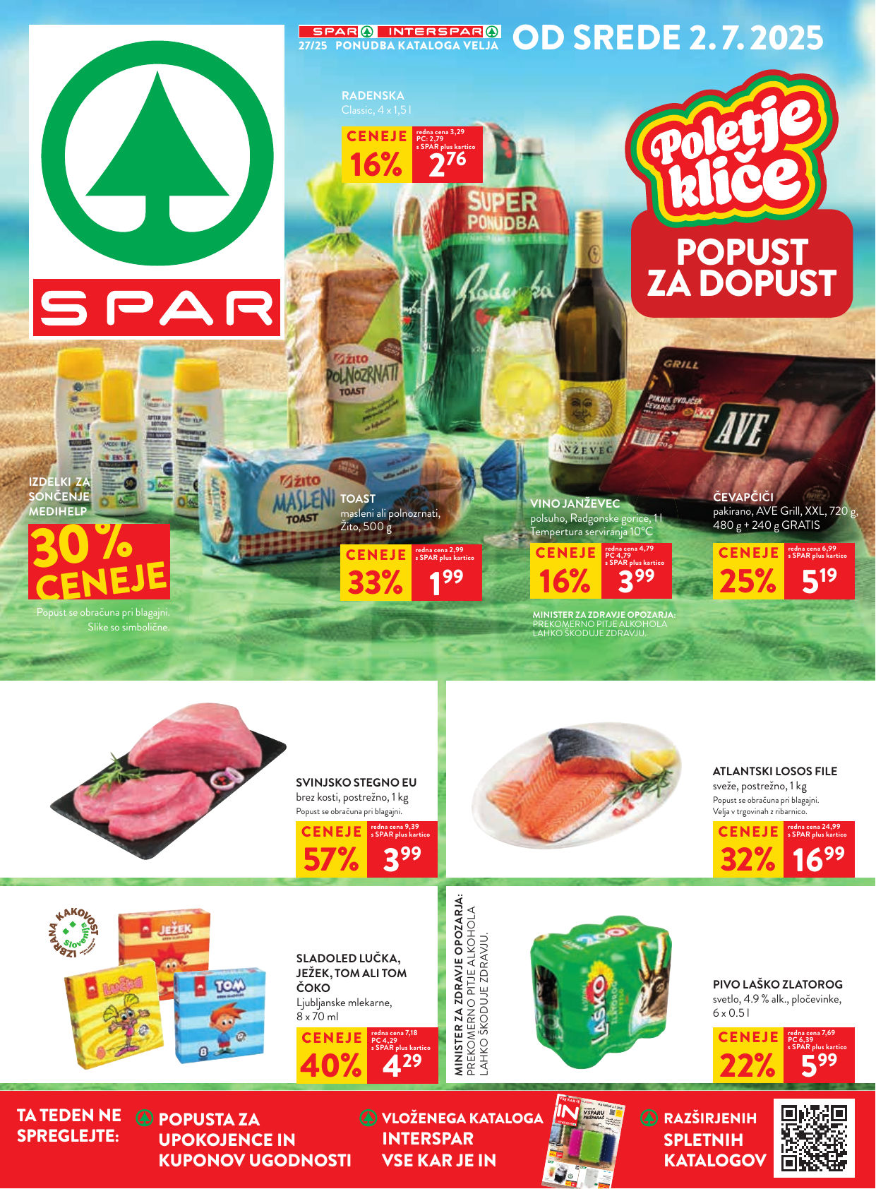 Spar katalog Slovenija: letaki in popusti | Geobuyer
