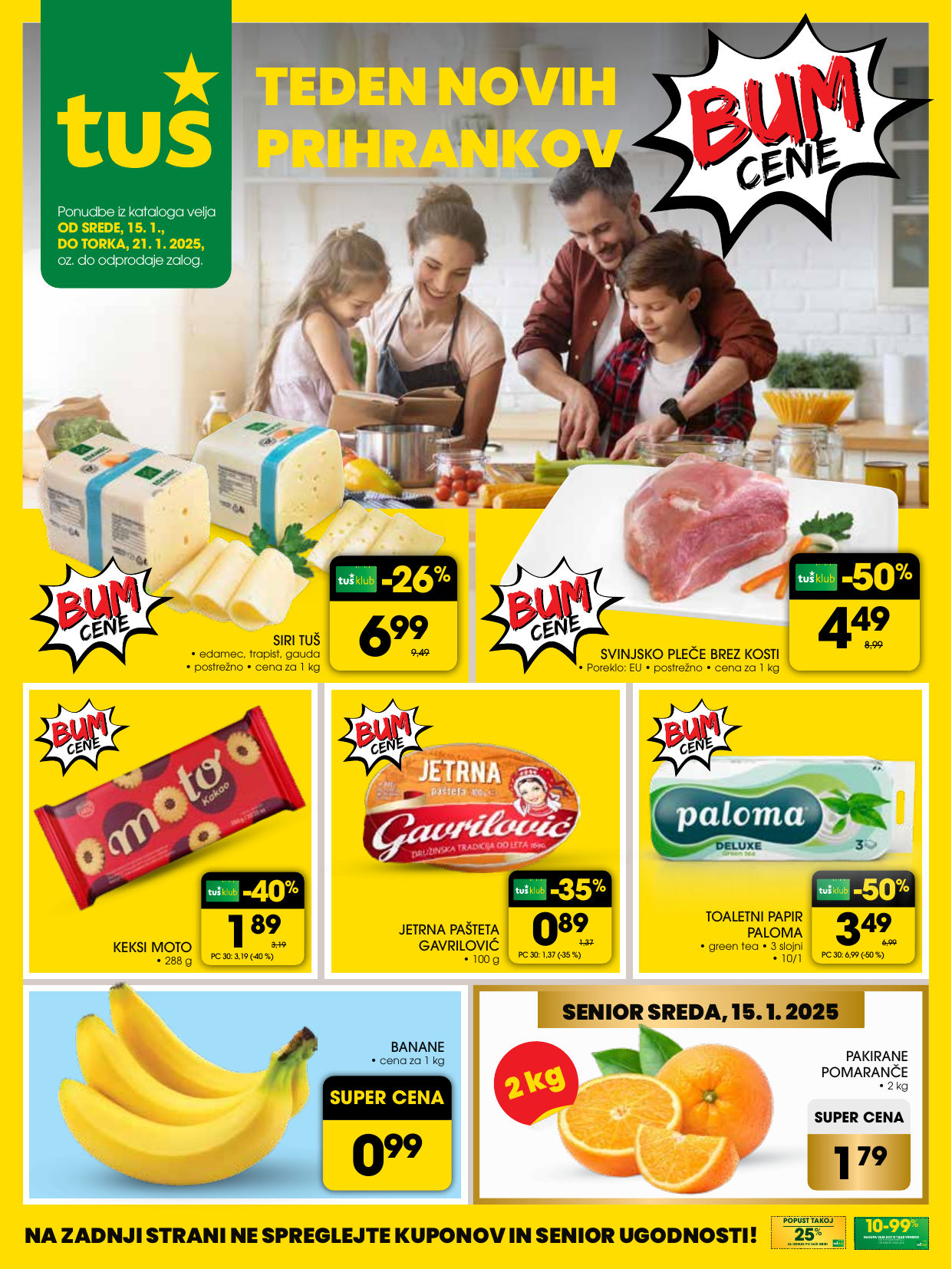 Tuš katalog v Slovenia: letaki in popusti | Geobuyer