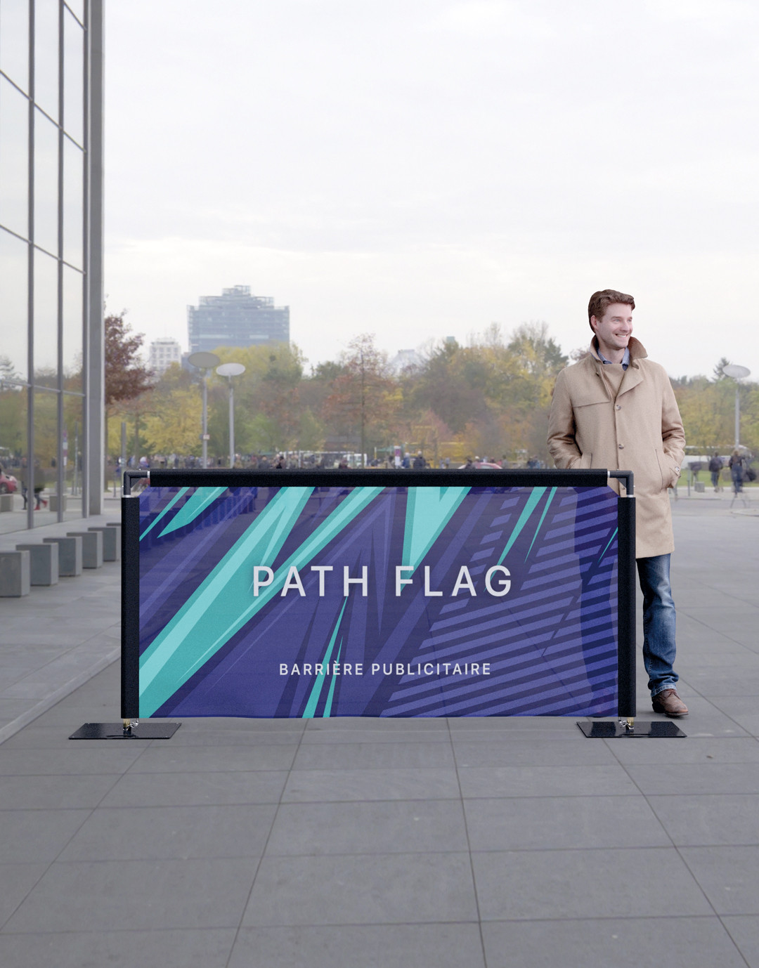 PATH FLAG/BARRIERE PUBLICITAIRE 2 x 1 M PATH FLAG/BARRIERE PUBLICITAIRE 2 x 1 M